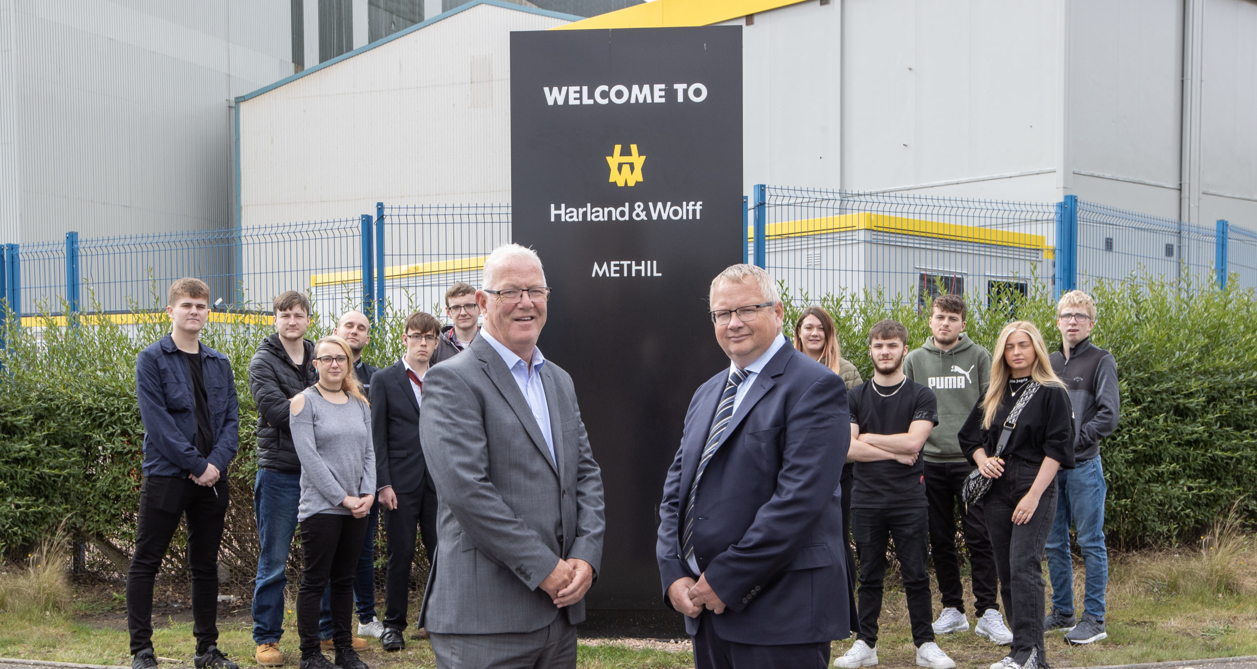 Harland & Wolff (Methil) Welcome New Apprentices To Site - Harland & Wolff