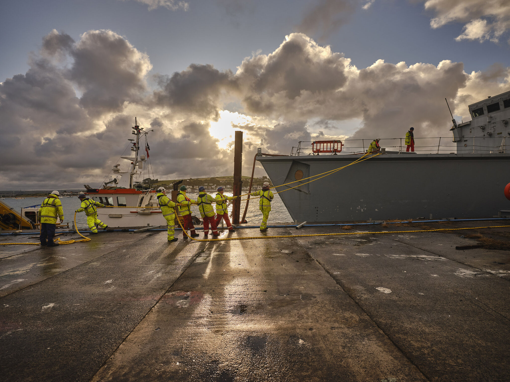 Successful Dock Flooding at Our Appledore Site - Harland & Wolff